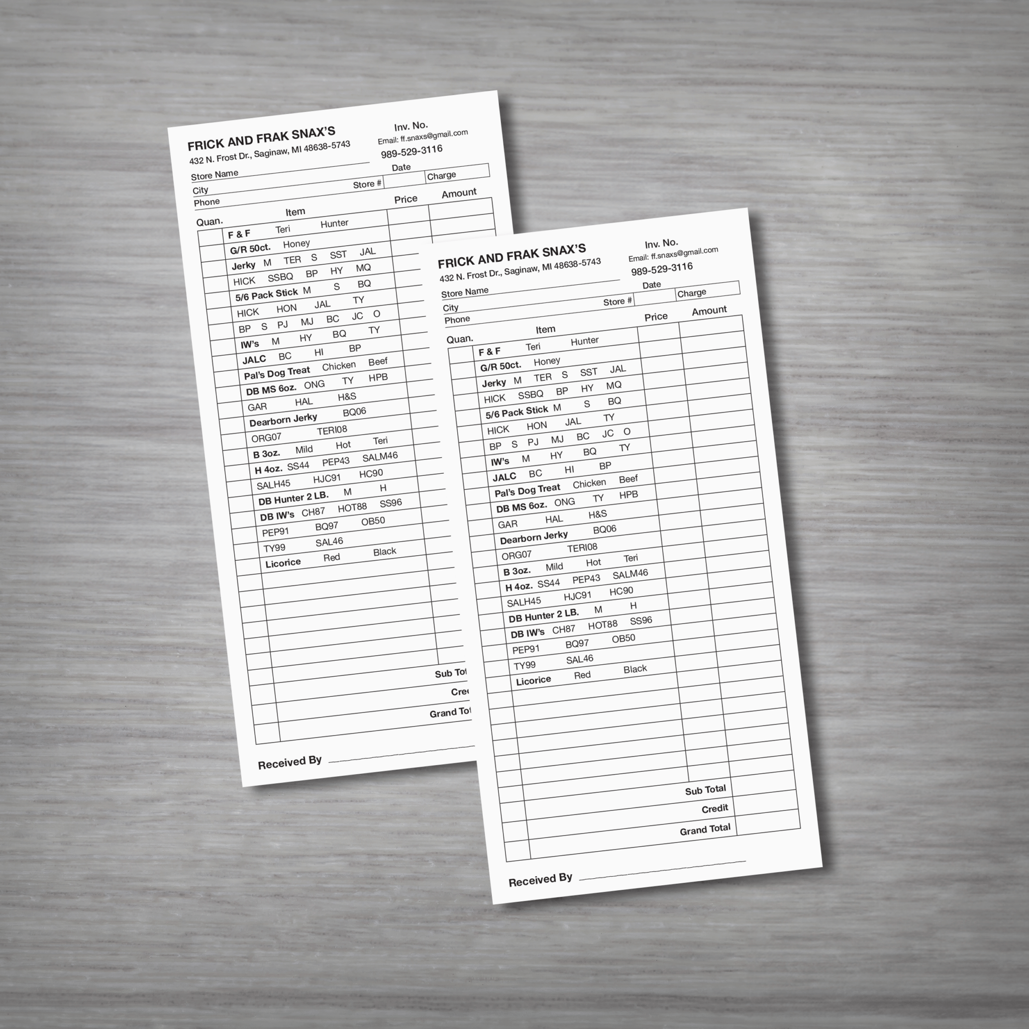 Business Forms - Reimold Printing